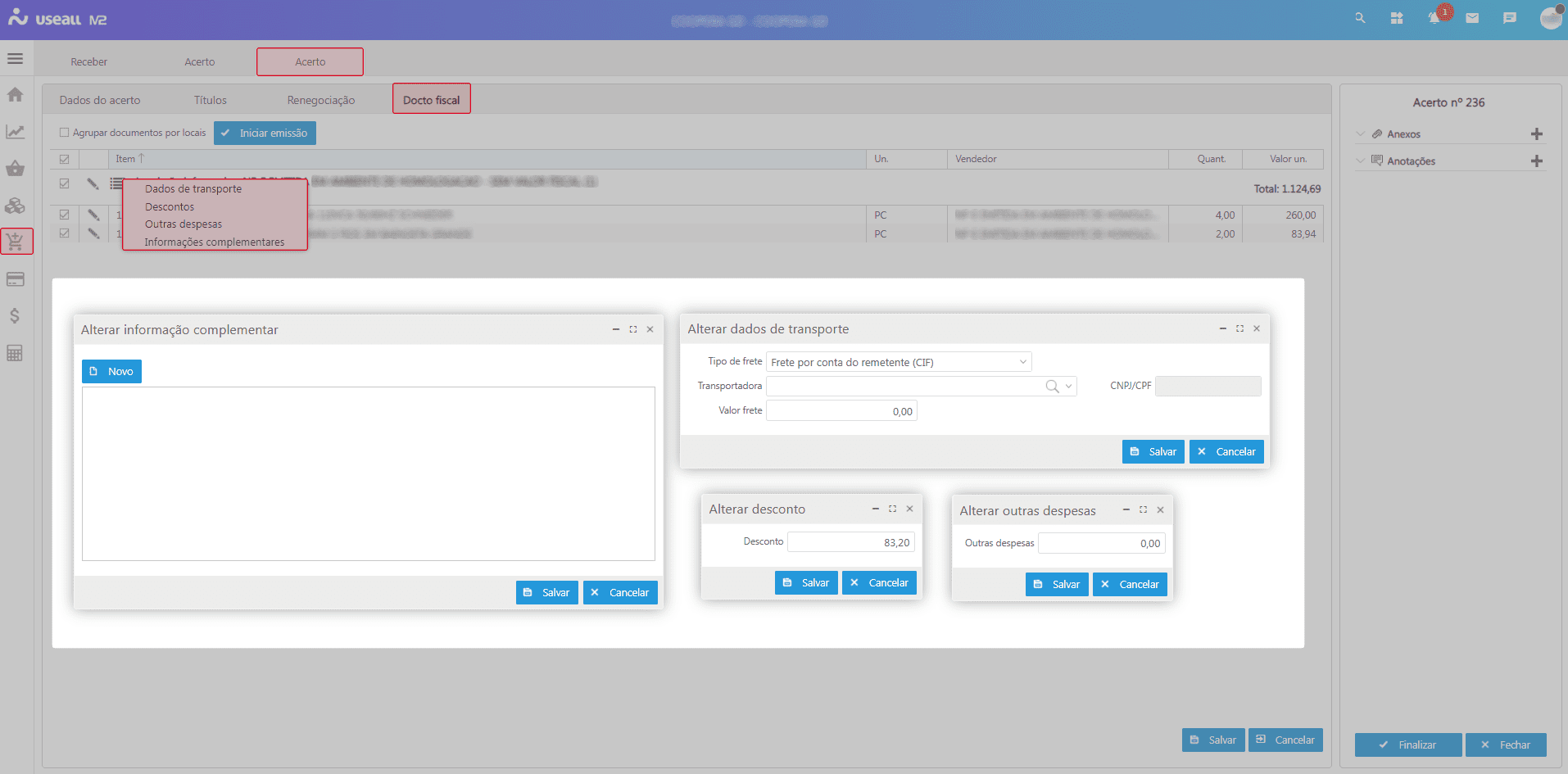 Acerto - Manuais Useall M2